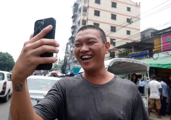 Blake released from Insein Prison - DVB