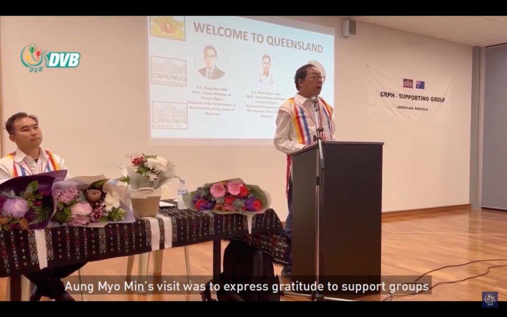 NUG visits supporters in Australia and New Zealand- DVB