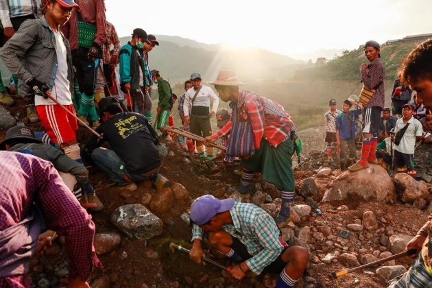 Three people still missing since landslide at Hpakant jade mine- DVB