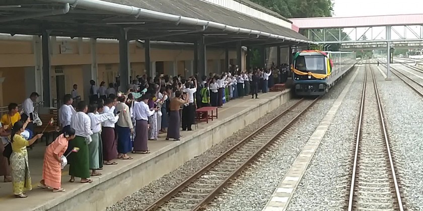 Reduced service for Yangon's newest trains on railway line - DVB